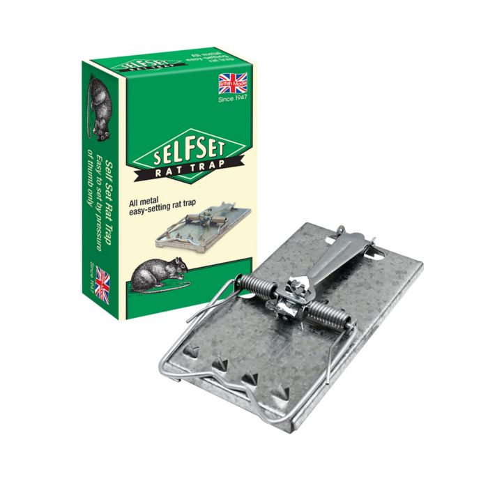 Self Set Metal Rat Trap